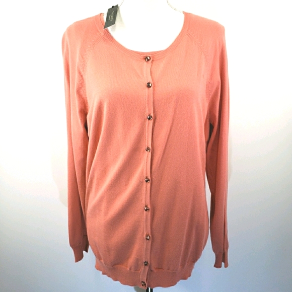 Talbots | Sweaters | New Talbots Sweater Set Coral Plus Size X X Xxl ...